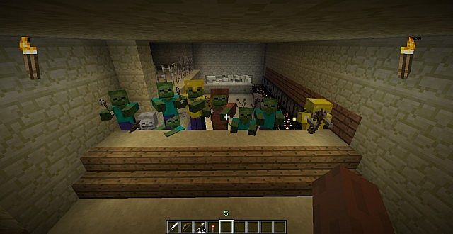 Minecraft World Zombie Defense Minecraft Map