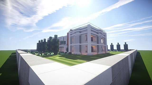 Fusion | Contemporary soul, Neoclassic architecture. Minecraft Map