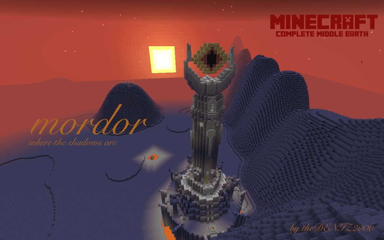 Complete Middle Earth Minecraft Map