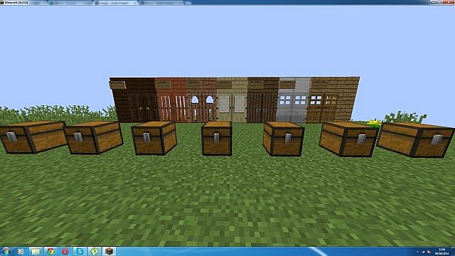 Doors showcase (Snapshot 14w32d) Minecraft Map