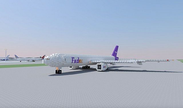 Boeing 777F (FedEx) Minecraft Map