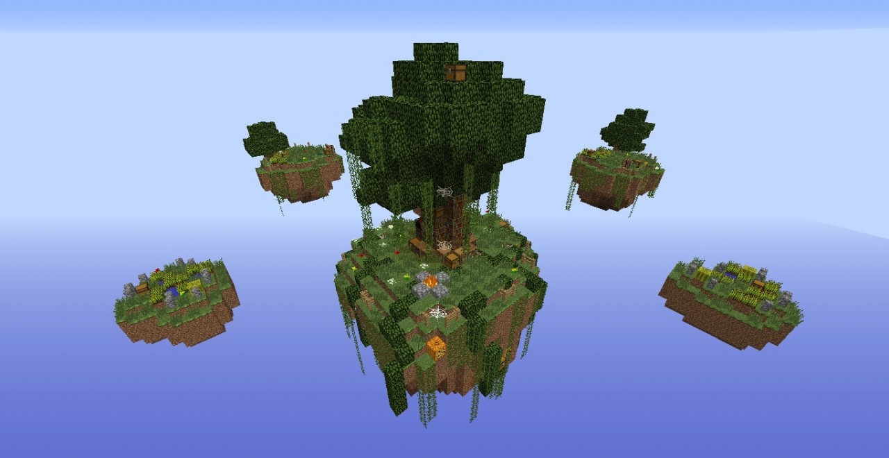 SkyWars map! "Big tree" Minecraft Map