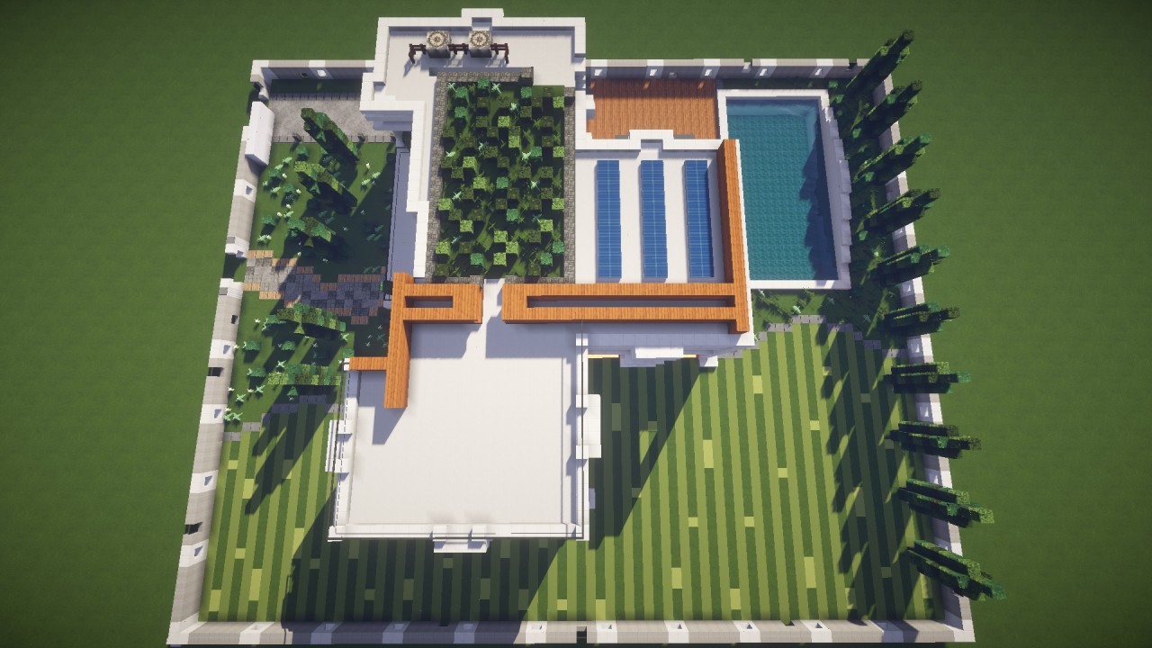 Fusion | Contemporary soul, Neoclassic architecture. Minecraft Map