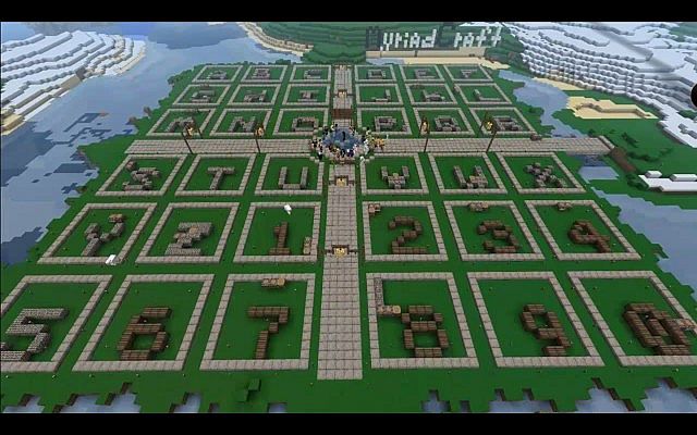 A town Minecraft Map