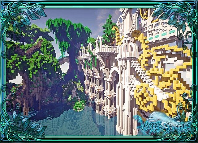 Temple of the spirit wolf One of the biggest project in minecraft -By ...