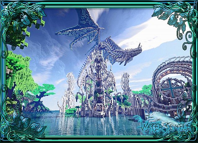 Temple of the spirit wolf One of the biggest project in minecraft -By ...