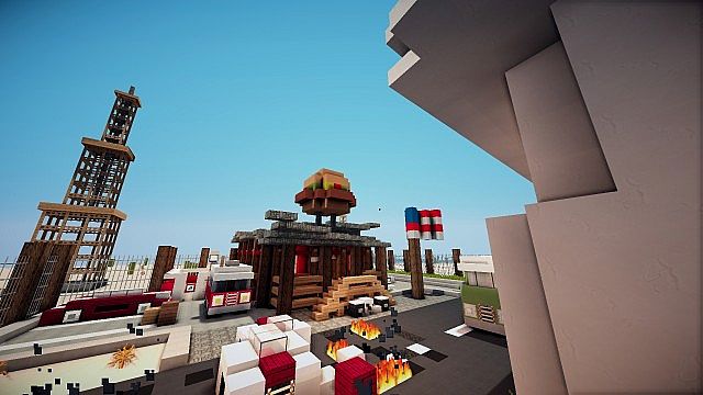 CoD style PvP map #1 - Offroad Minecraft Map