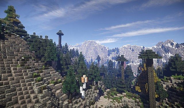 Overgrowth Valley - (1k x 1k) - survival friendly - test biome ...