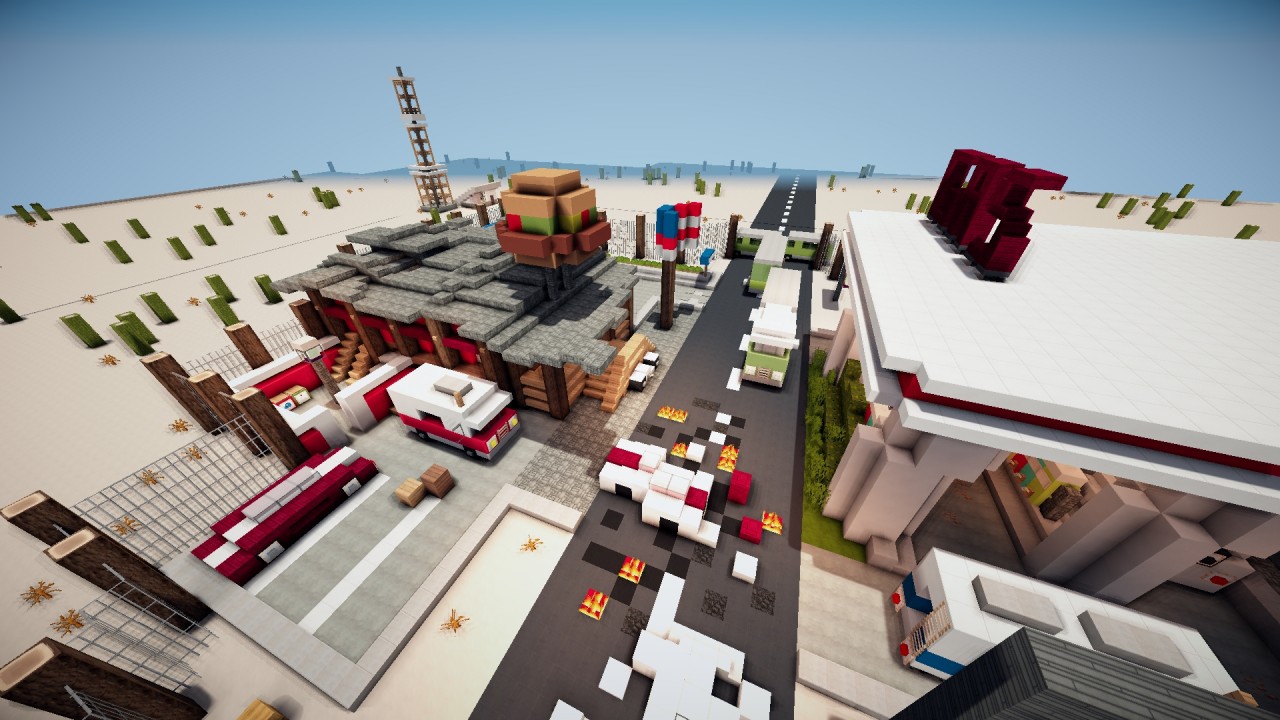 CoD style PvP map #1 - Offroad Minecraft Map