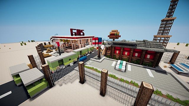 CoD style PvP map #1 - Offroad Minecraft Map