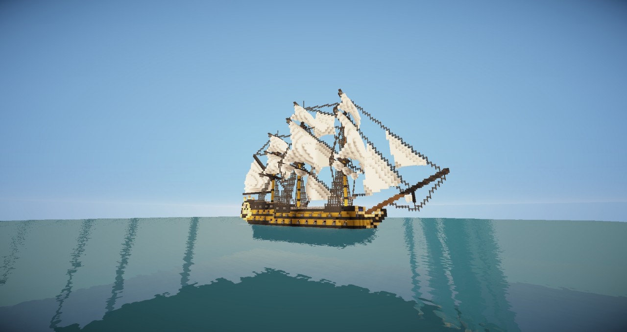 HMS Agamemnon | British third rate ship Minecraft Map