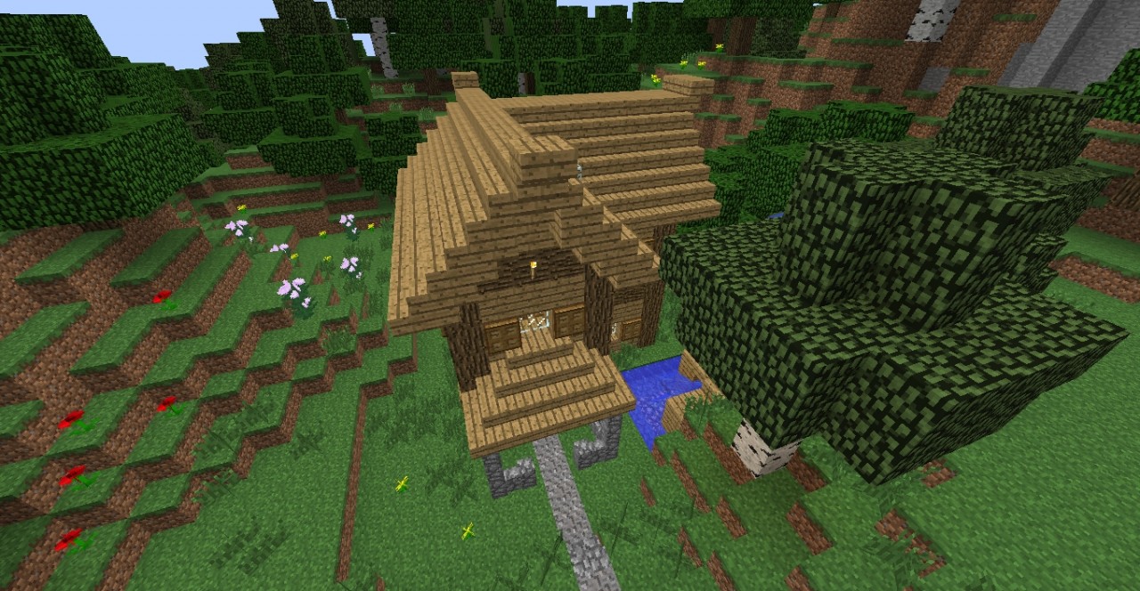 Cozy Forest House Minecraft Map