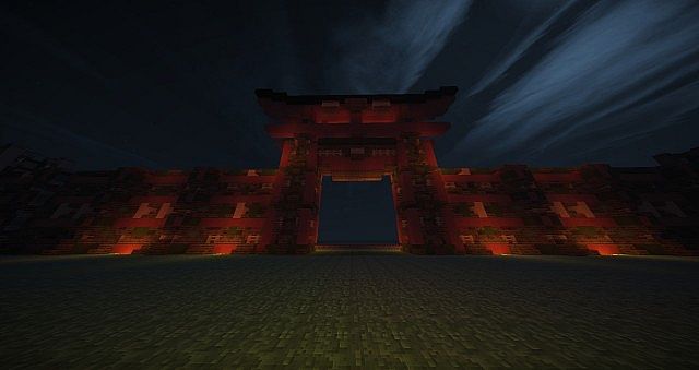 "Asian" Style Building Minecraft Map