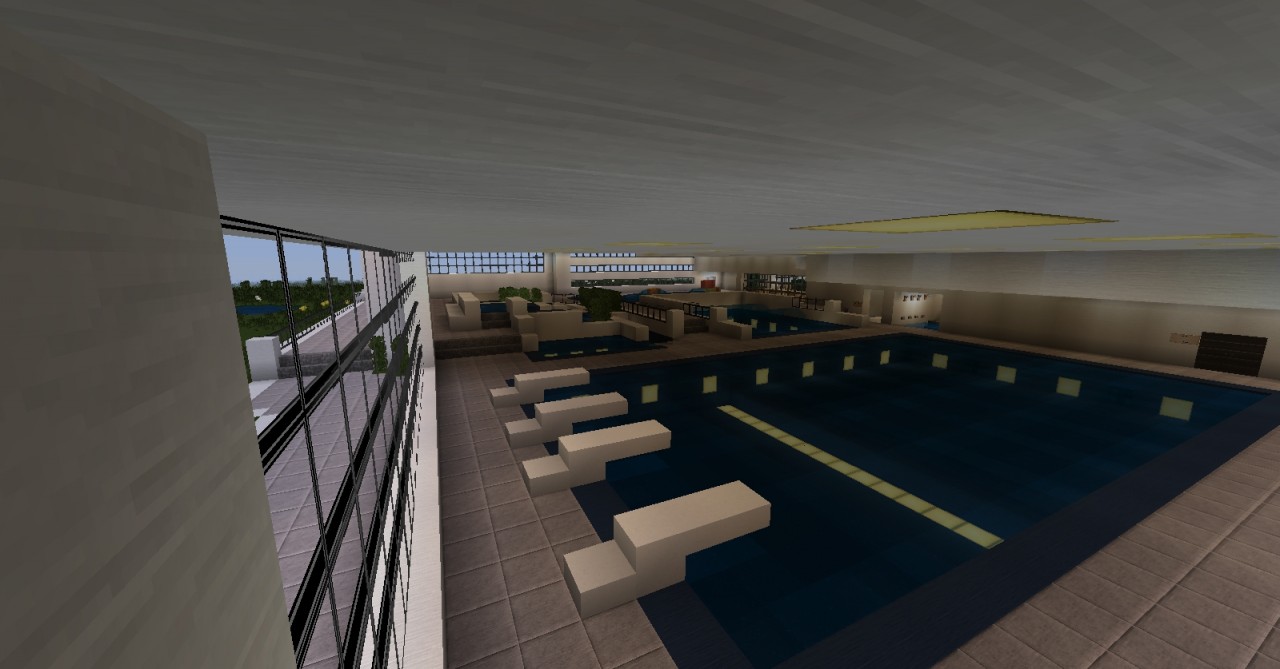 Public Indoor Swimming Pool Minecraft Map