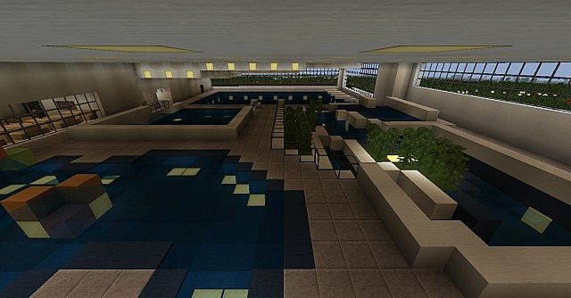 Public Indoor Swimming Pool Minecraft Map