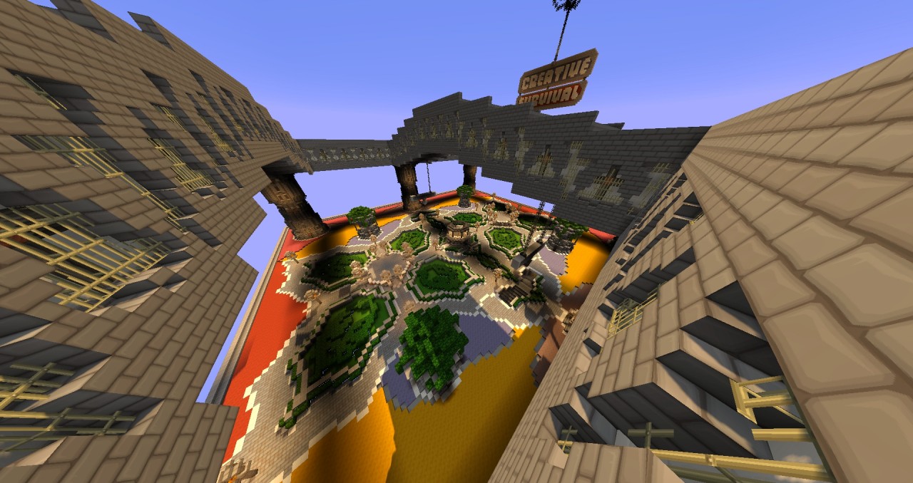Free to download & use: Minecraft server hub! Minecraft Map