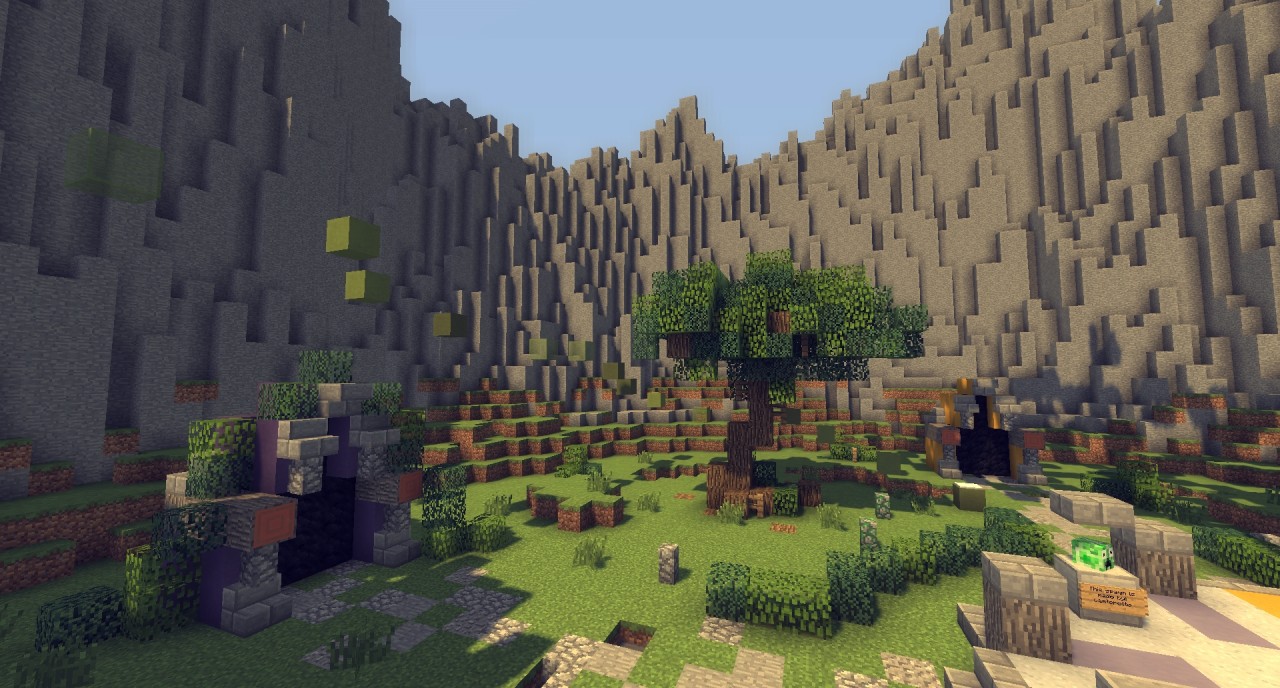 Free Hub! Built by: castorotto Minecraft Map