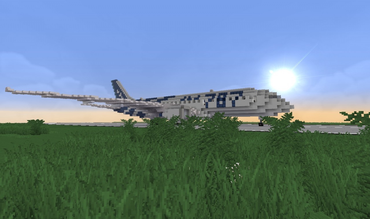 [Airplane] Boeing 787-8 Dreamliner (788) Minecraft Map
