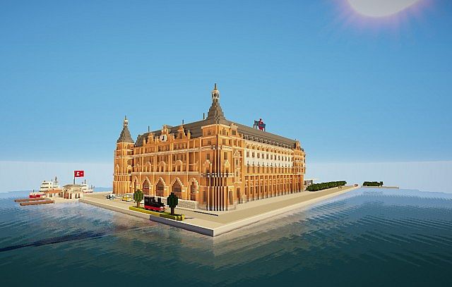 İstanbul Haydarpaşa Train Station - İstanbul Haydarpaşa Gari Minecraft Map