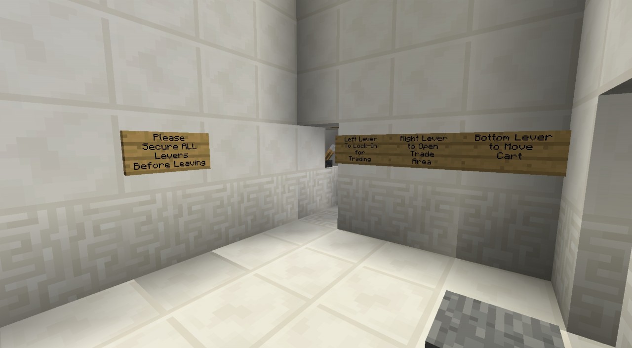 Secure Trading Booth Minecraft Map