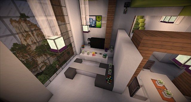 Modern Nature Concept House Minecraft Map