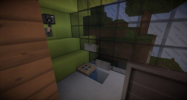 Modern Nature Concept House Minecraft Map