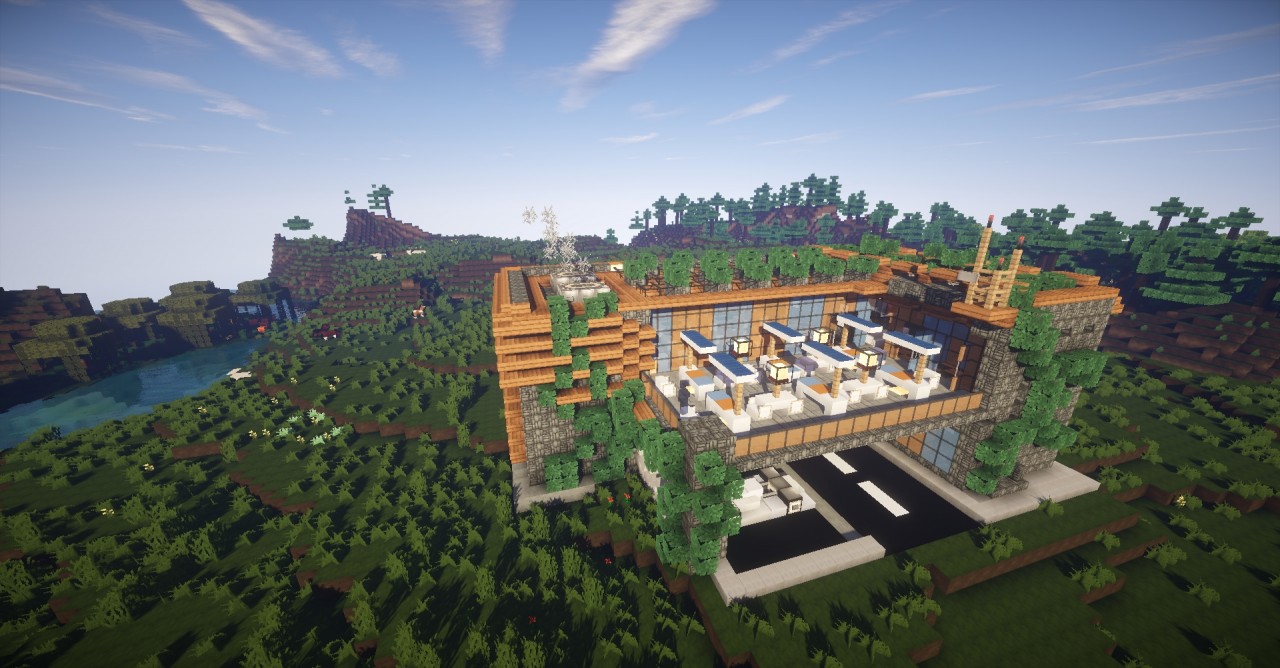 Modren Cafe Minecraft Map