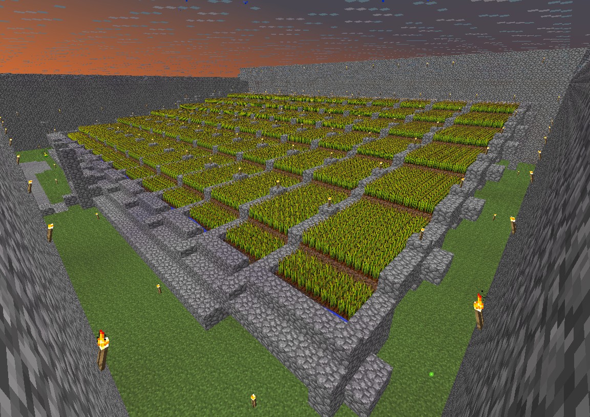 Giant Automatic Wheat Farm Minecraft Map