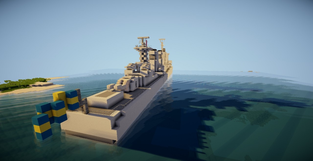 HSwMS/HMS Småland Minecraft Map
