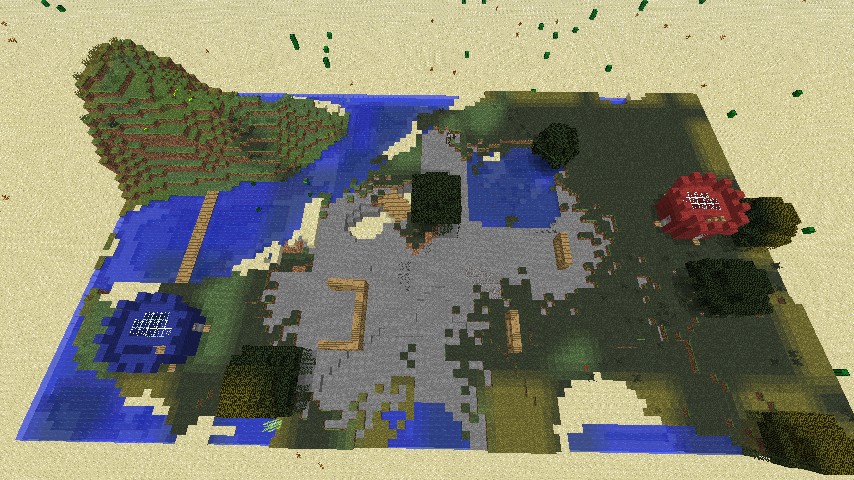 paintball map 1-9 (all in one) Minecraft Map