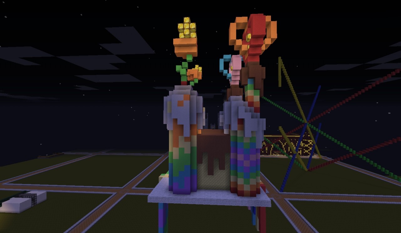 Rainbow Castle Minecraft Map