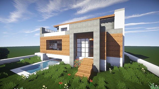 The Flex - Modern House Minecraft Map