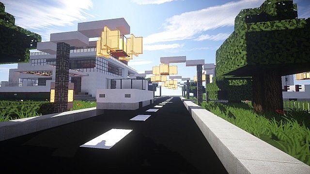 Zéta City - Modern City (WIP) Minecraft Map