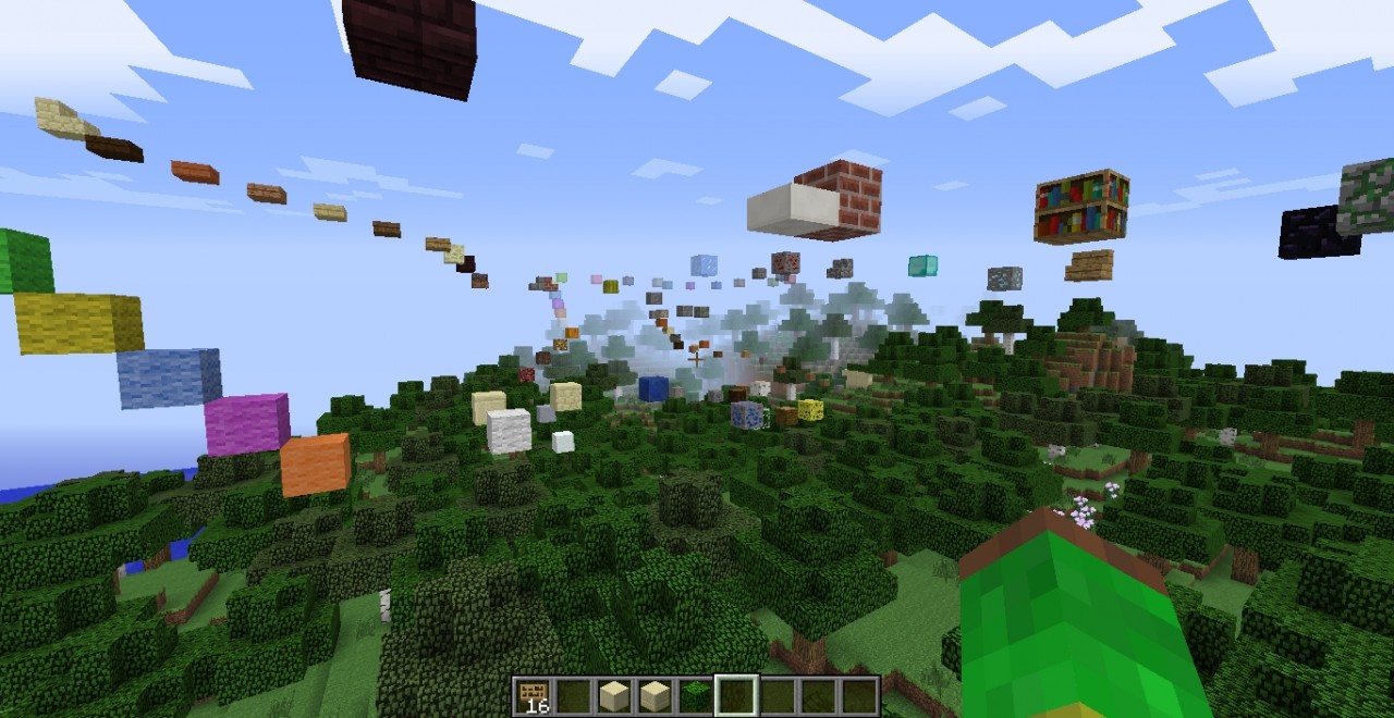 Every Block Parkour Challenge! Minecraft Map