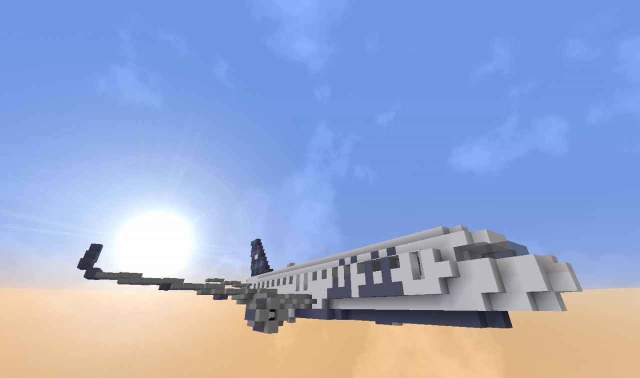 [Airplane] Airbus A320-200 (320) Minecraft Map