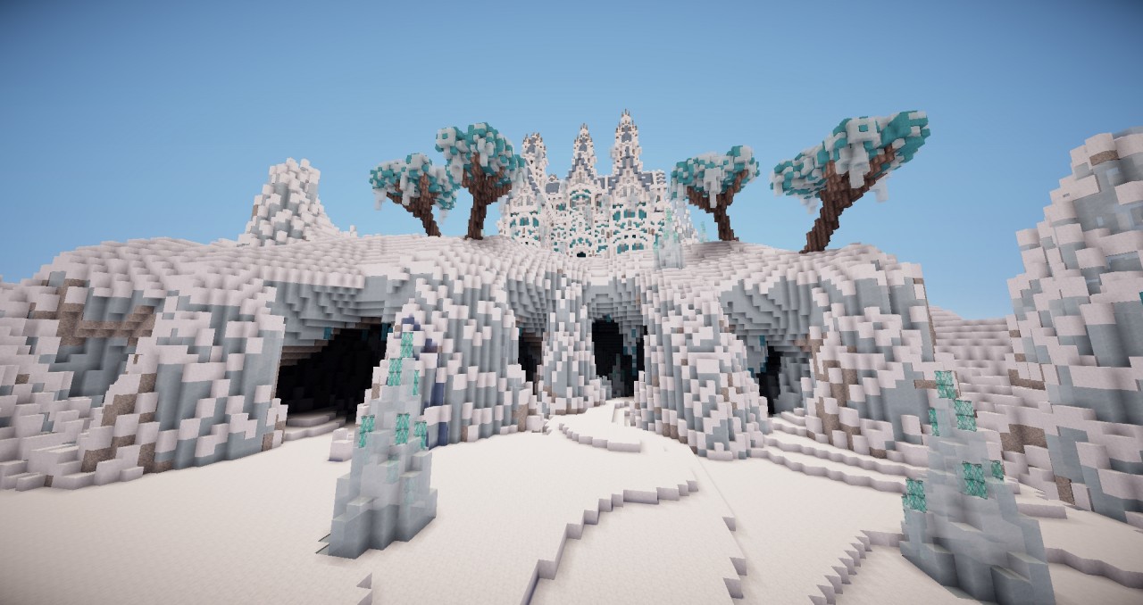 Ice palace Minecraft Map