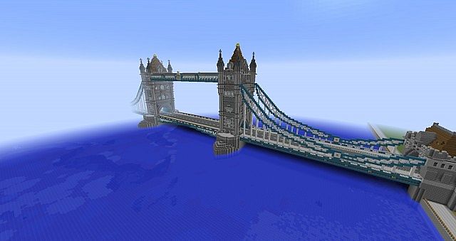 Tower Bridge in London Minecraft Map