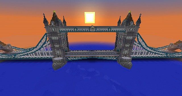 Tower Bridge in London Minecraft Map