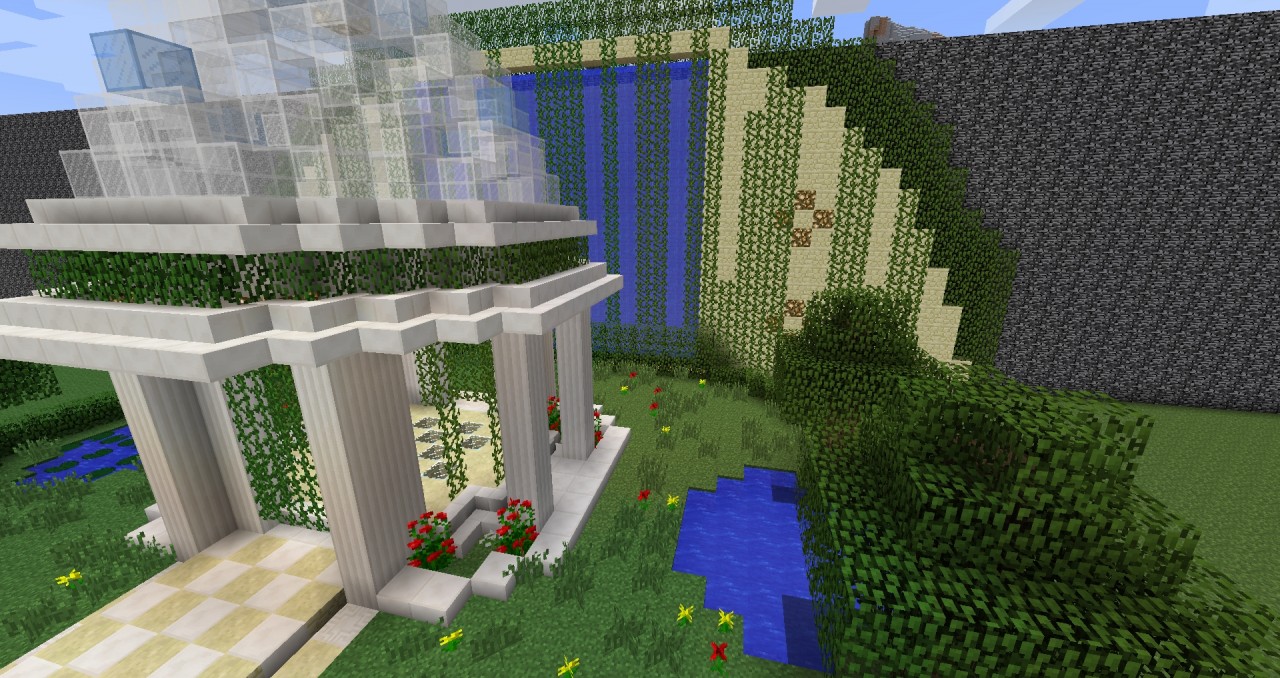 Tranquil Garden Building Minecraft Map