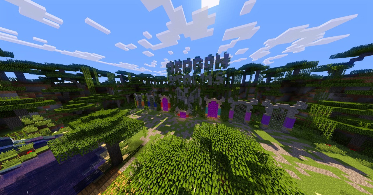Dragon-Realms Hub Spawn Minecraft Map