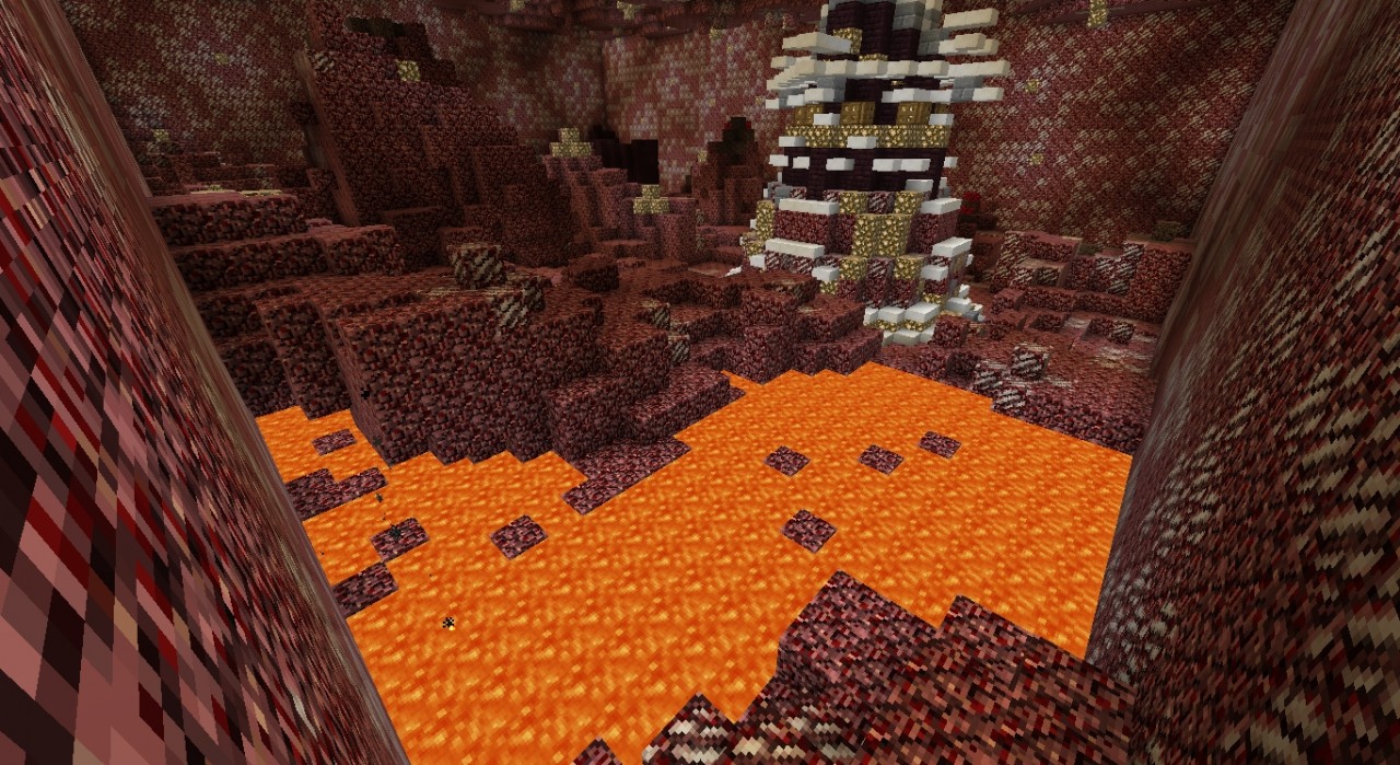 Nether PvP arena Minecraft Map
