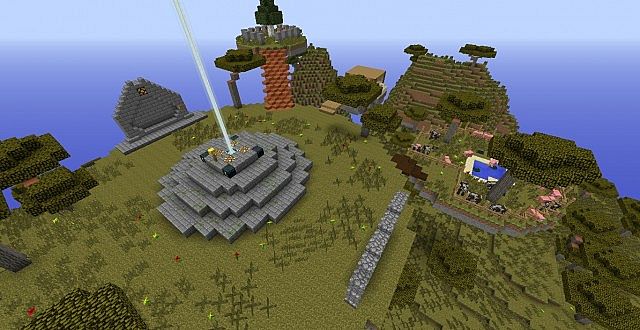 SkyBlock spawn/hub by Aron Minecraft Map