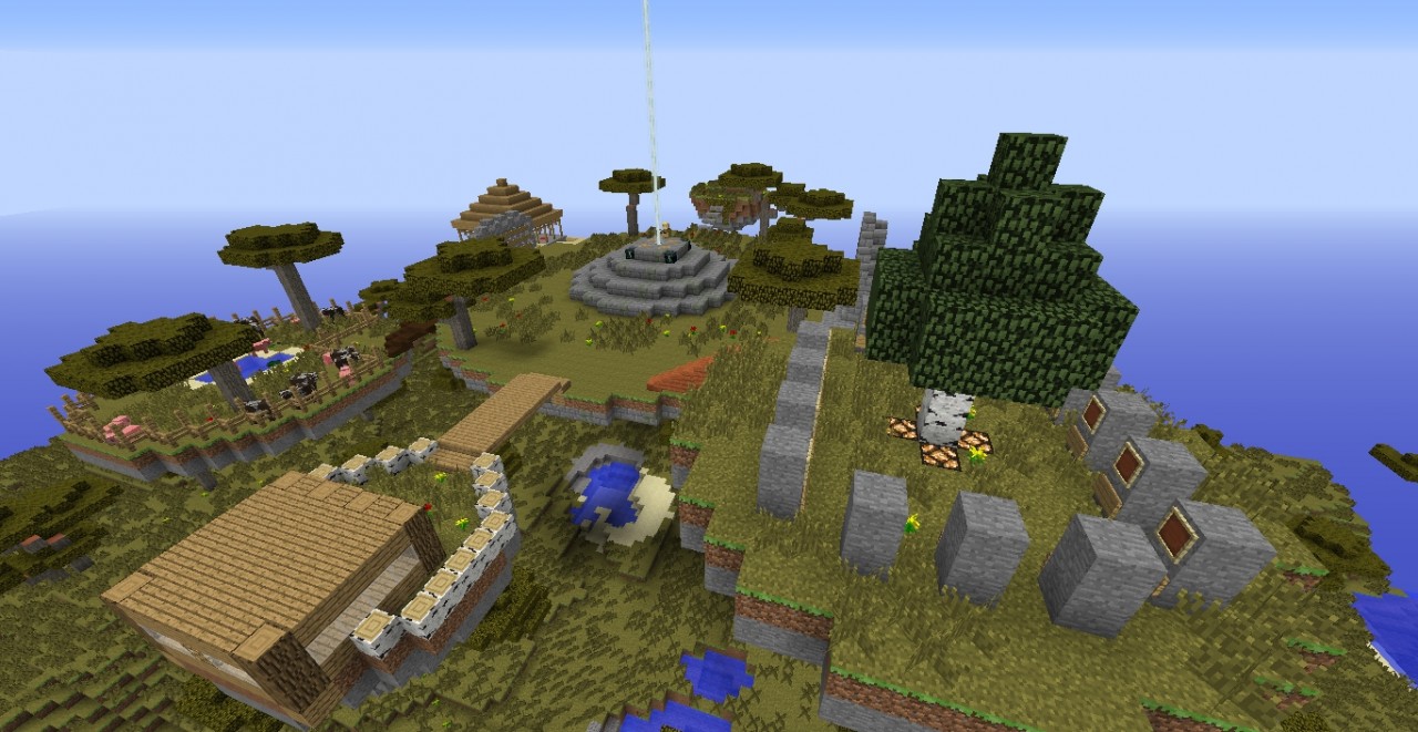 SkyBlock spawn/hub by Aron Minecraft Map