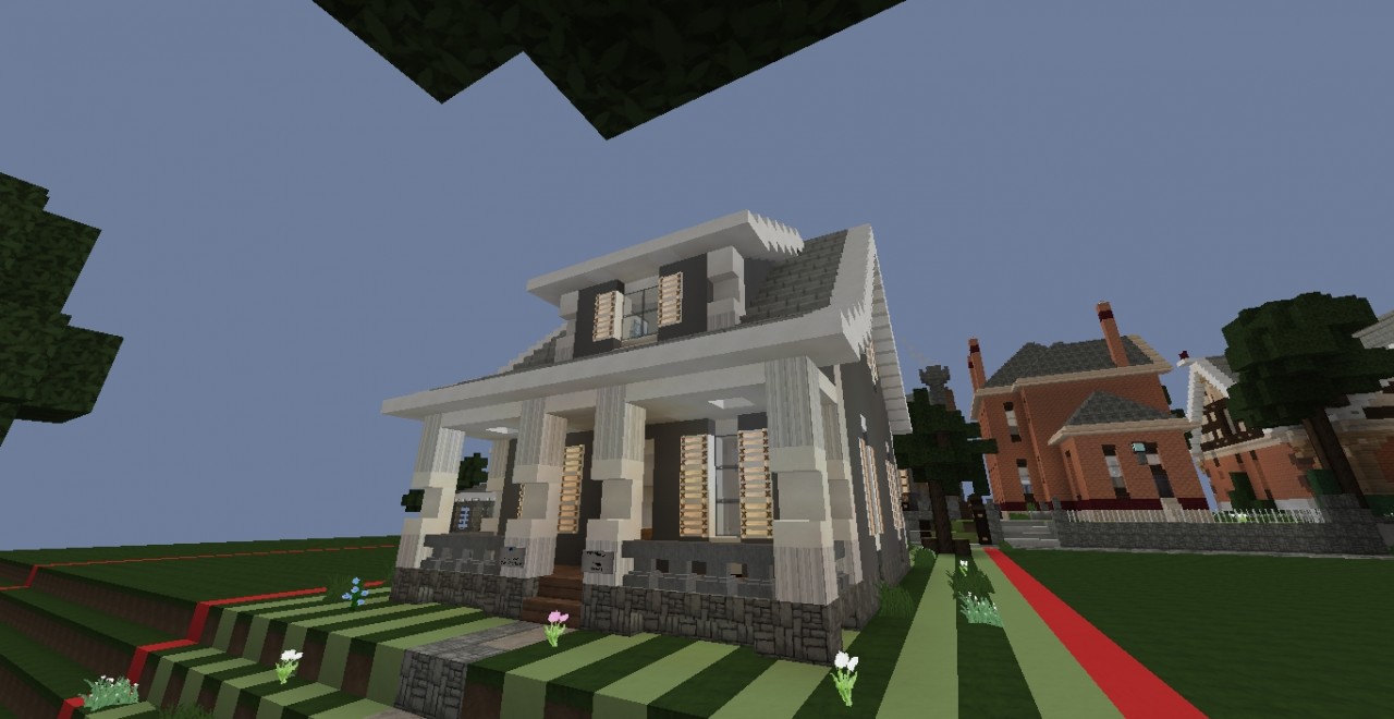 Craftsman Cape Cod Home [SMALL] Minecraft Map
