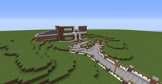 Luxurious Manor (%10 Complete) Minecraft Map