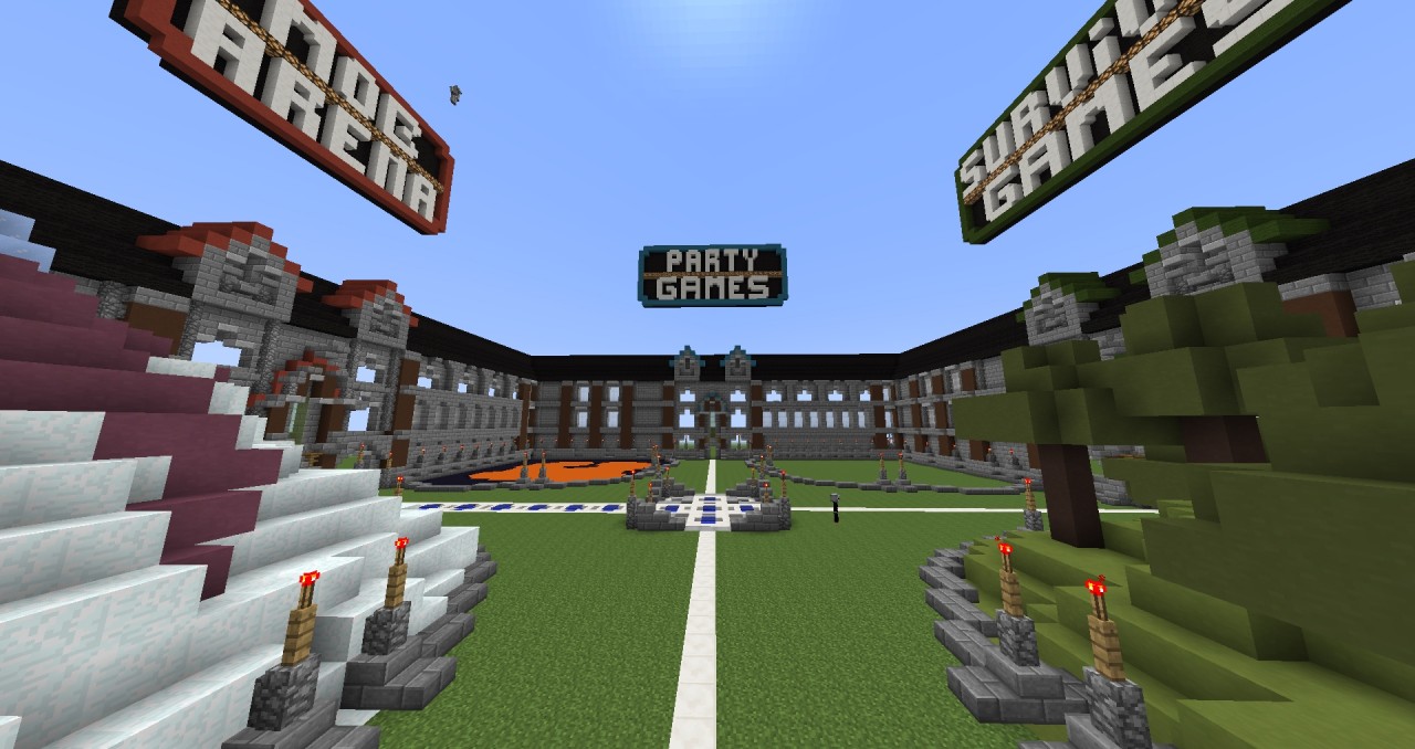 Minigames Lobby Minecraft Map