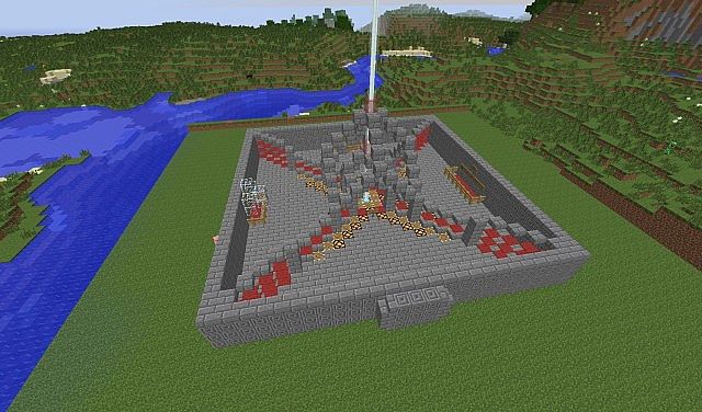 Simple Hub For Servers Minecraft Map
