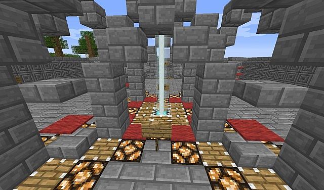 Simple Hub For Servers Minecraft Map