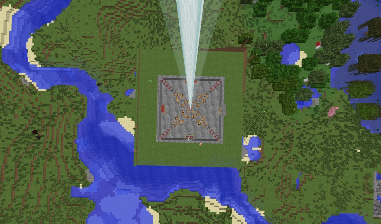 Simple Hub For Servers Minecraft Map
