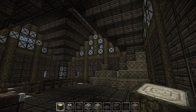 Fortified medieval barn Minecraft Map